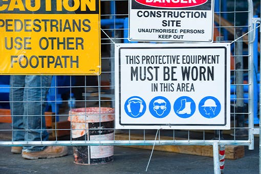Custom Safety Signs, OSHA & ADA Signs, Construction Safety Signs
