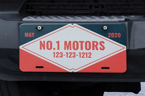 Custom Car Tags | 20% OFF + SHIPS NEXT DAY!