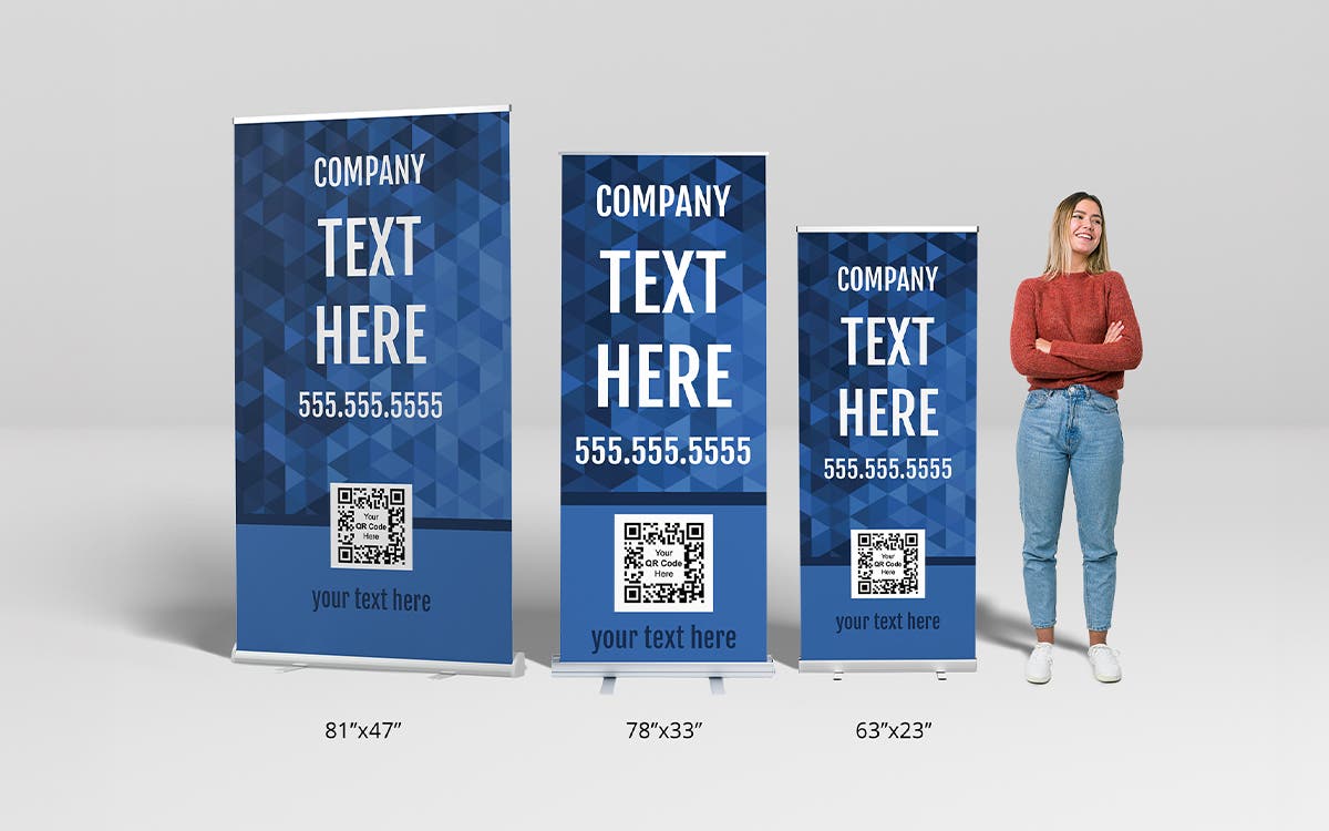 Retractable Banners & Popup Banners | 20% OFF + Free Shipping