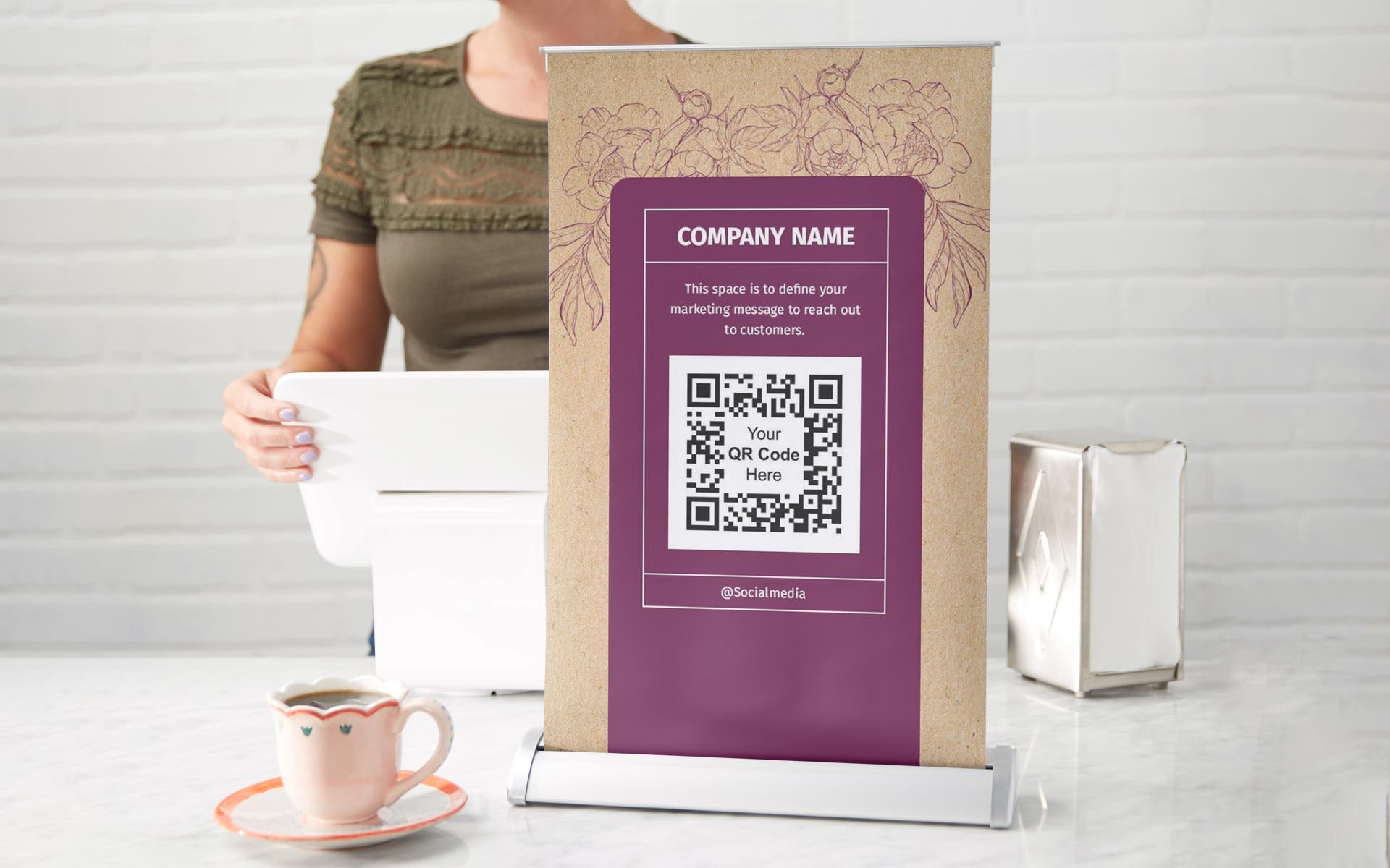 Tabletop Retractables & Popup Banners