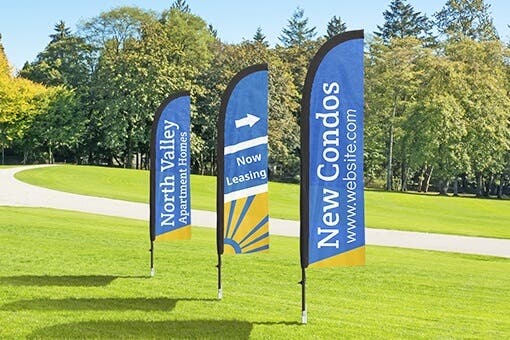 Custom Straight Flags & Sail Banners | 25% OFF + SHIPS NEXT DAY!