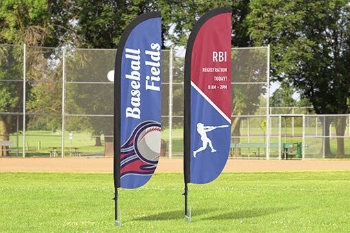 Custom Feather Flags & Feather Banners | 25% OFF + SHIPS NEXT DAY!