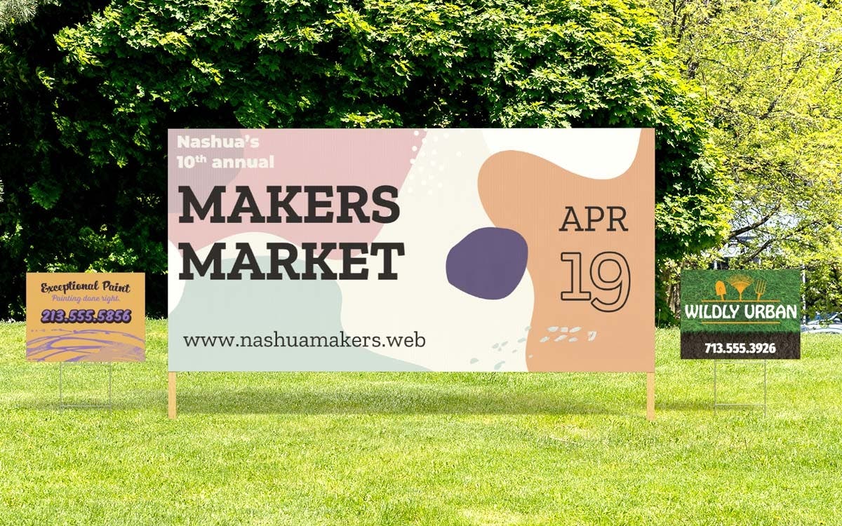 Custom Yard Signs & Lawn Signs | 25% OFF + SHIPS NEXT DAY!