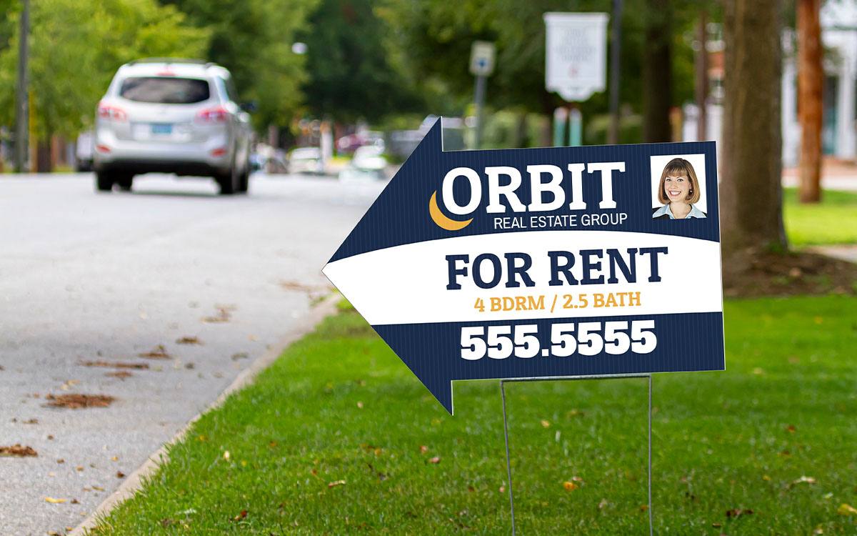 Custom Shaped Yard Signs