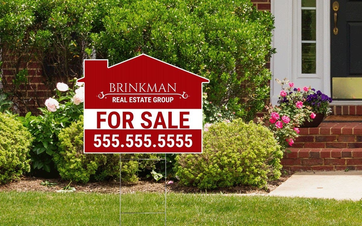 Custom Shaped Yard Signs