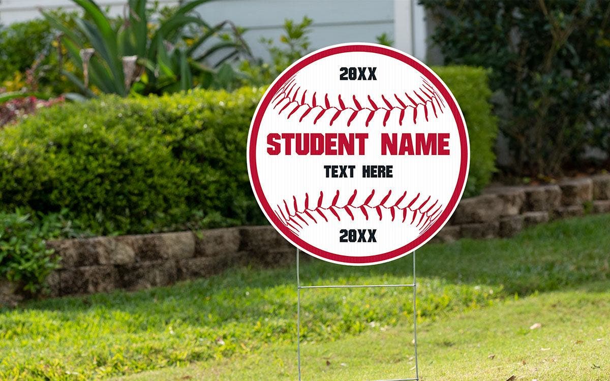 Custom Shaped Yard Signs