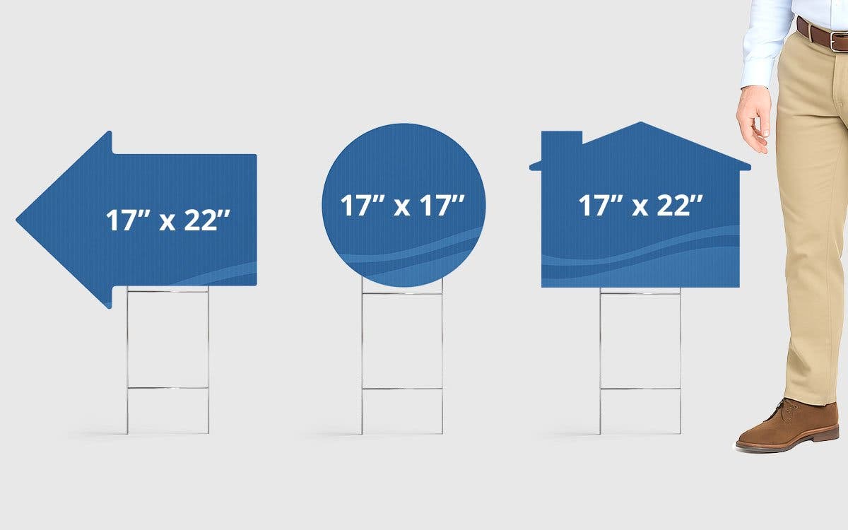 Custom Shaped Yard Signs