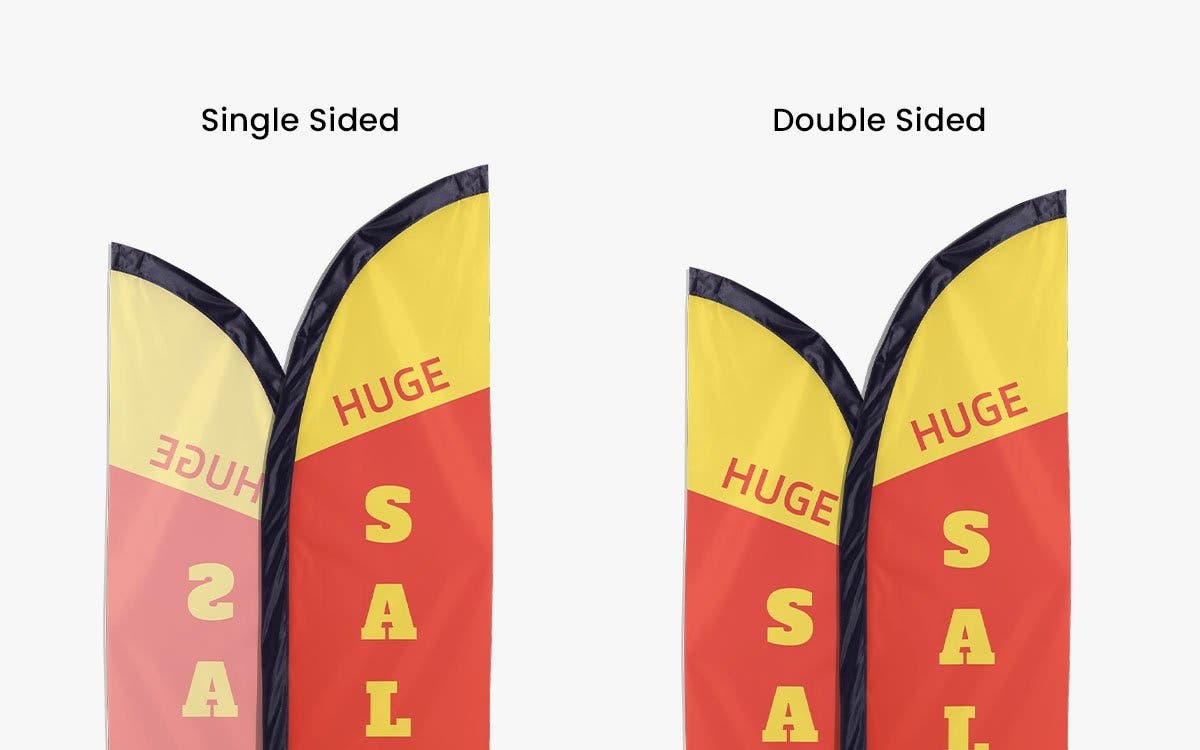Custom Straight Flags & Sail Banners | 25% OFF + SHIPS NEXT DAY!