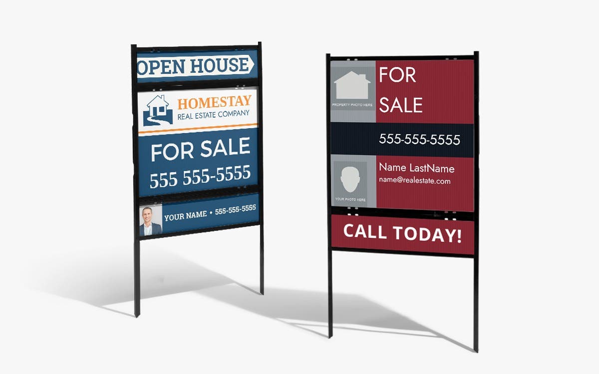 Real Estate Signs & Riders | 25% OFF + SHIPS NEXT DAY!