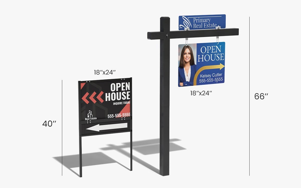 Real Estate Signs & Riders | 25% OFF + SHIPS NEXT DAY!