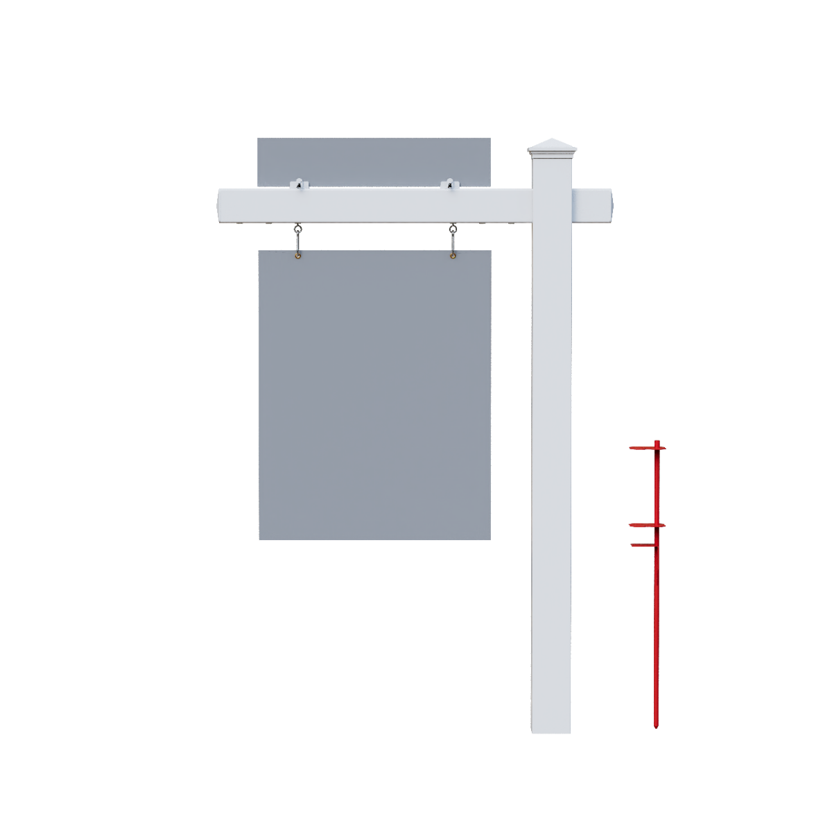 Vinyl Real Estate Post (1-Piece)