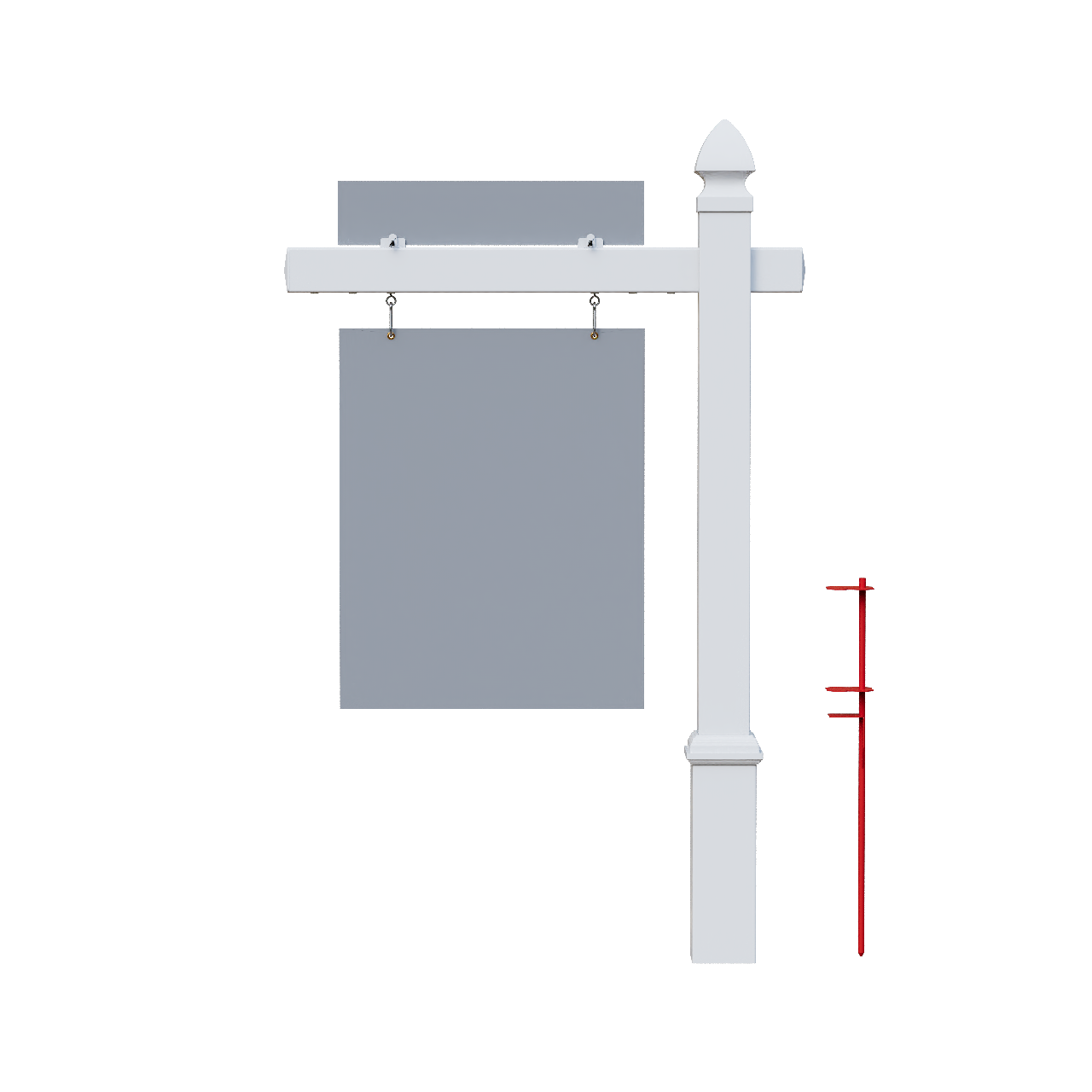 Vinyl Real Estate Post (1-Piece)