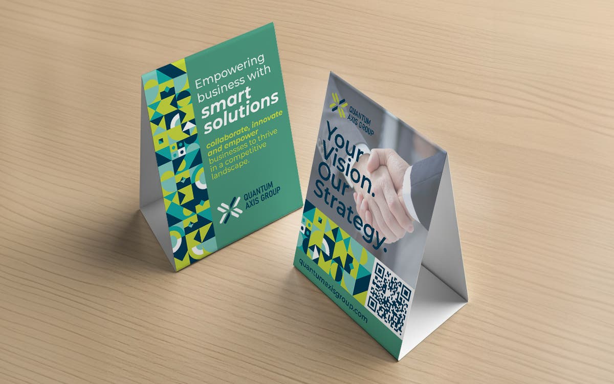 Custom Table Tents | 20% OFF + SHIPS NEXT DAY!