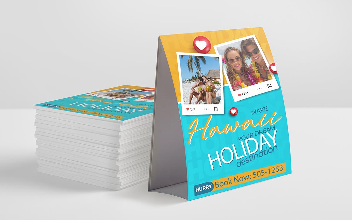 Custom Table Tents | 20% OFF + SHIPS NEXT DAY!