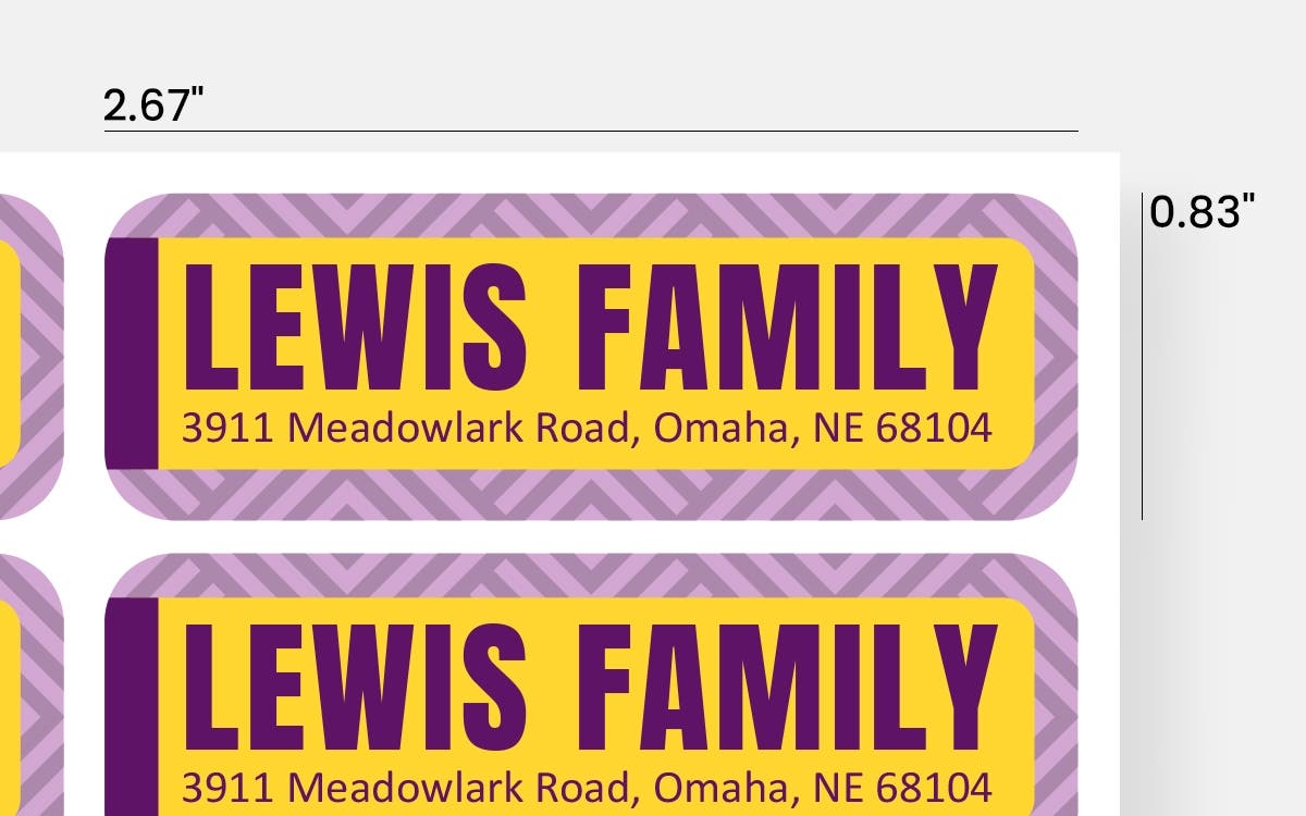Custom Address Labels