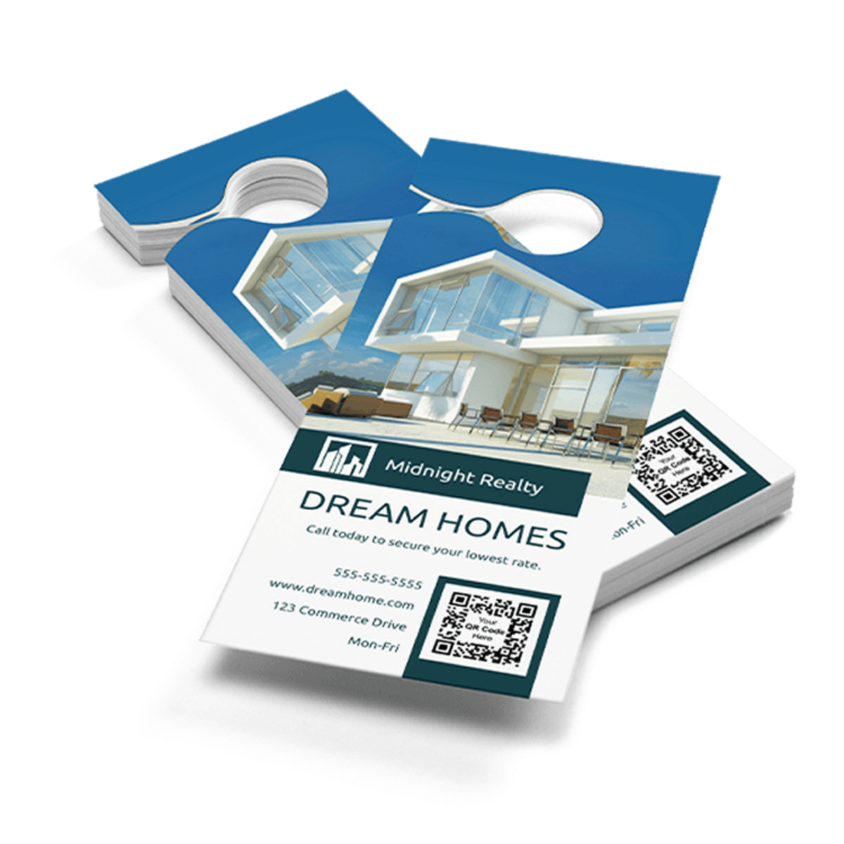 Custom Door Hanger Printing - 25% OFF + FREE SHIPPING OVER $75!*