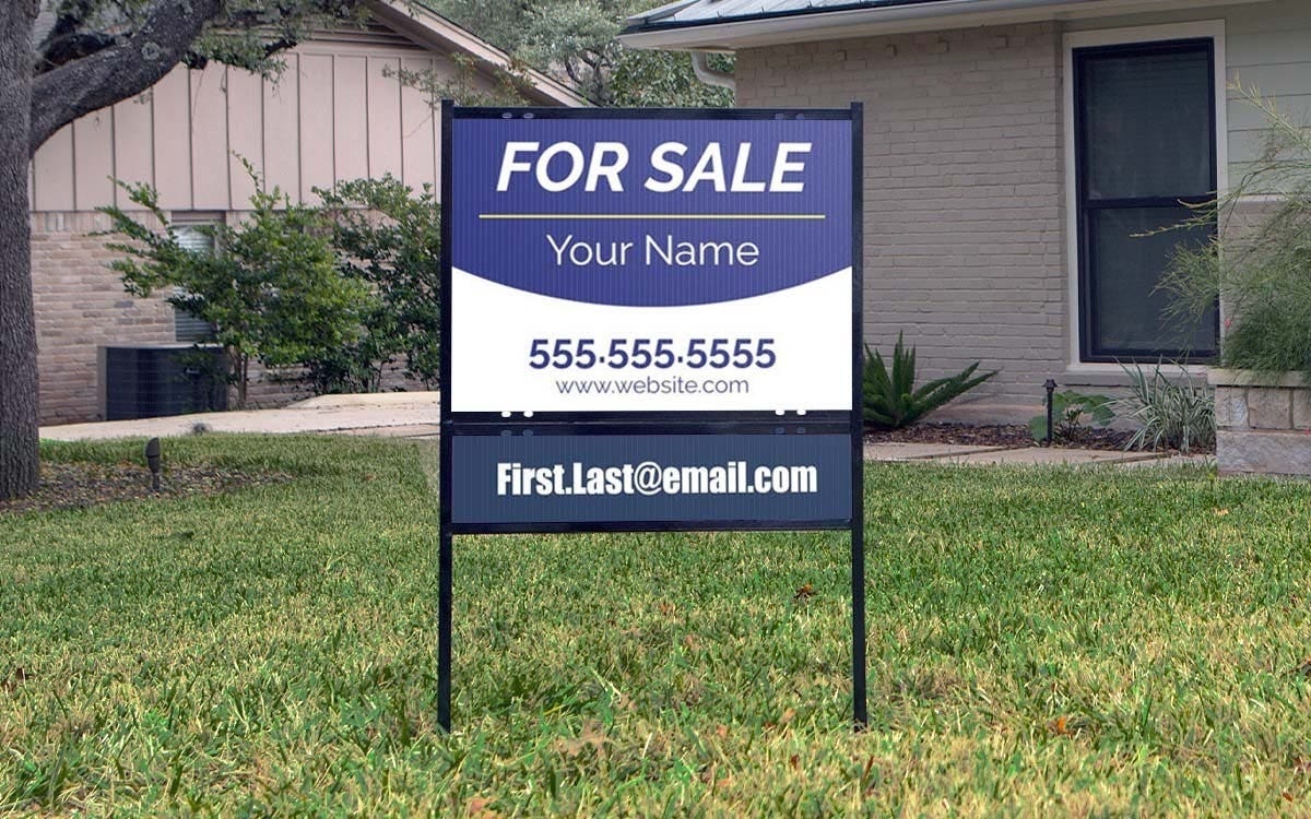 $1 Yard Sign Samples - Try Before You Bulk Buy | 25% OFF + SHIPS NEXT DAY!