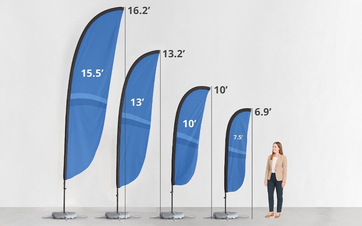 Custom Feather Flags & Feather Banners | 25% OFF + SHIPS NEXT DAY!