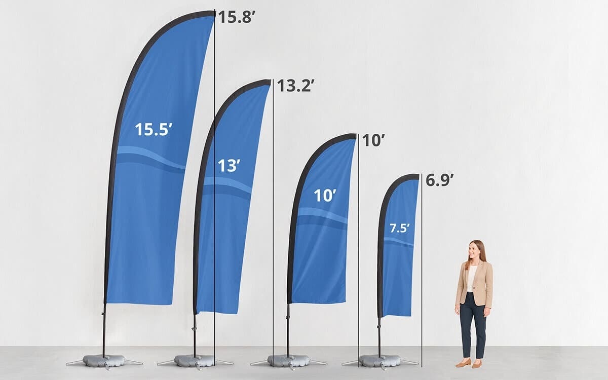 Custom Straight Flags & Sail Banners | 25% OFF + SHIPS NEXT DAY!