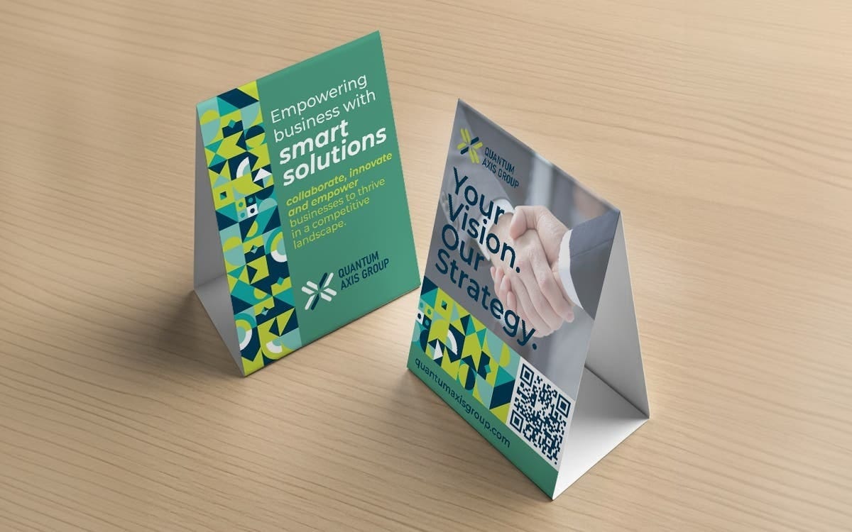 Custom Table Tents | 20% OFF + SHIPS NEXT DAY!