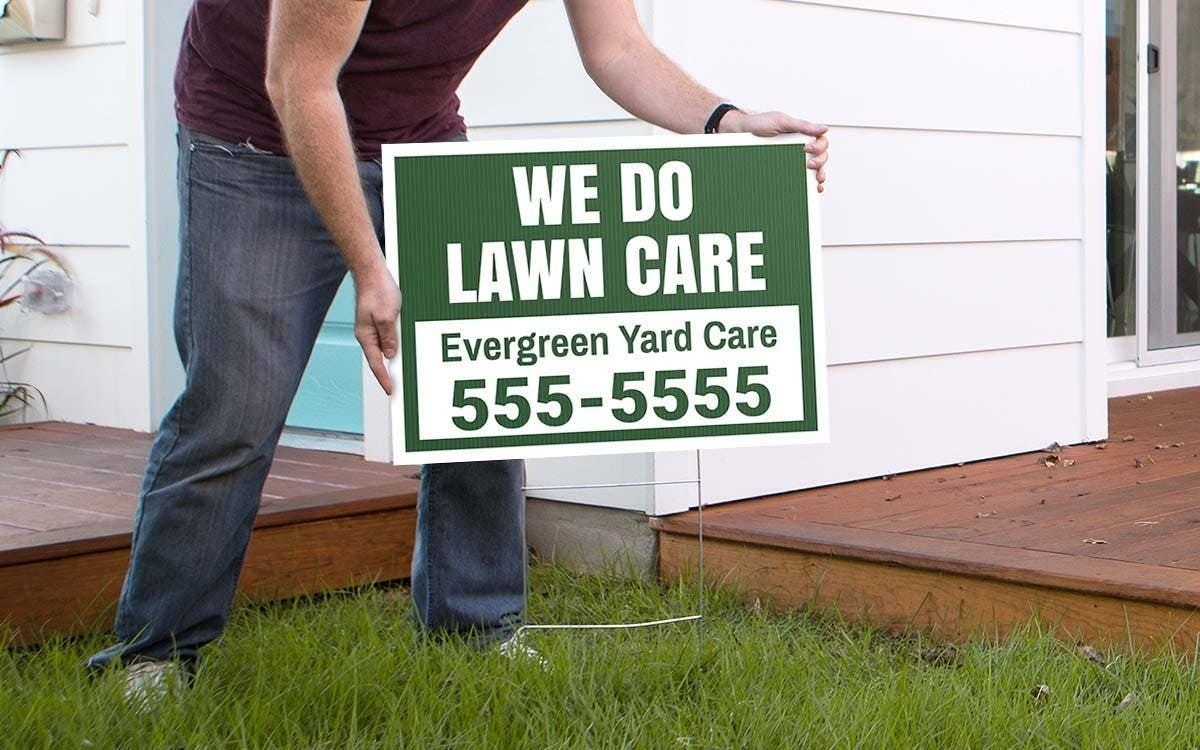 $1 Yard Sign Samples - Try Before You Bulk Buy | 25% OFF + SHIPS NEXT DAY!