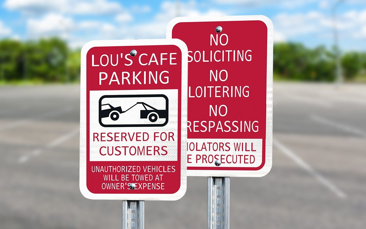 Custom Private Property Signs Printing | BuildASign.com
