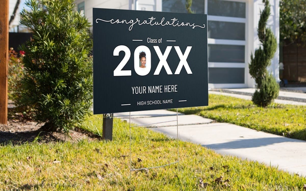 Graduation Signs - Custom Graduation Yard Signs | BuildASign