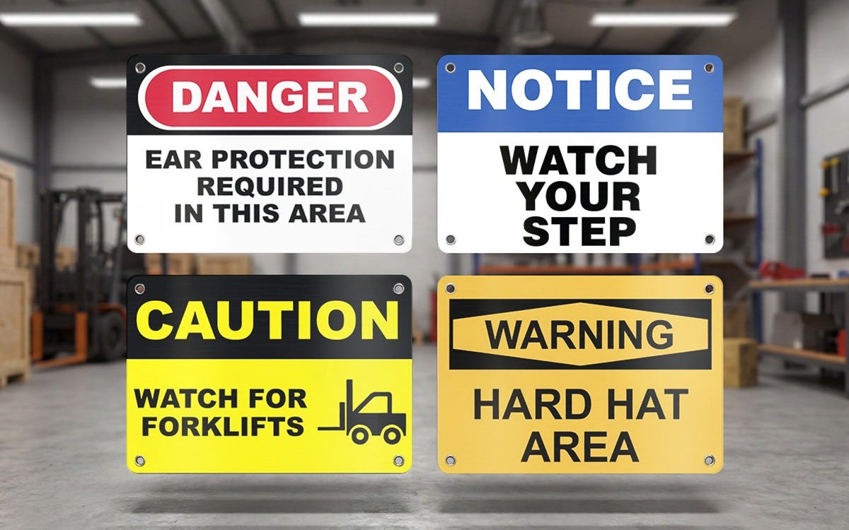 Custom Safety Signs, OSHA & ADA Signs, Construction Safety Signs
