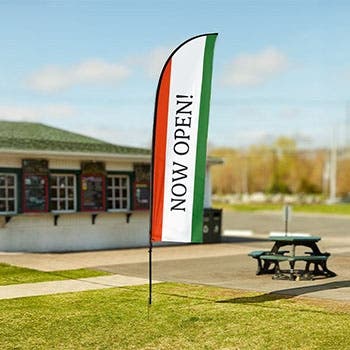 Custom Straight Flags & Sail Banners | 25% OFF + SHIPS NEXT DAY!