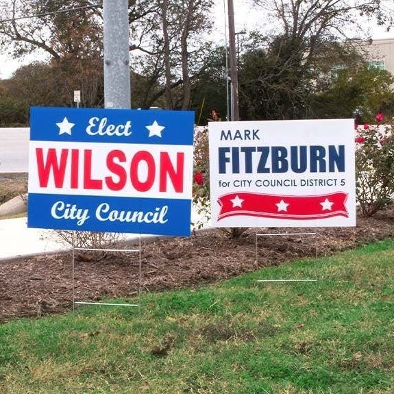Custom Yard Signs & Lawn Signs | 25% OFF + SHIPS NEXT DAY!